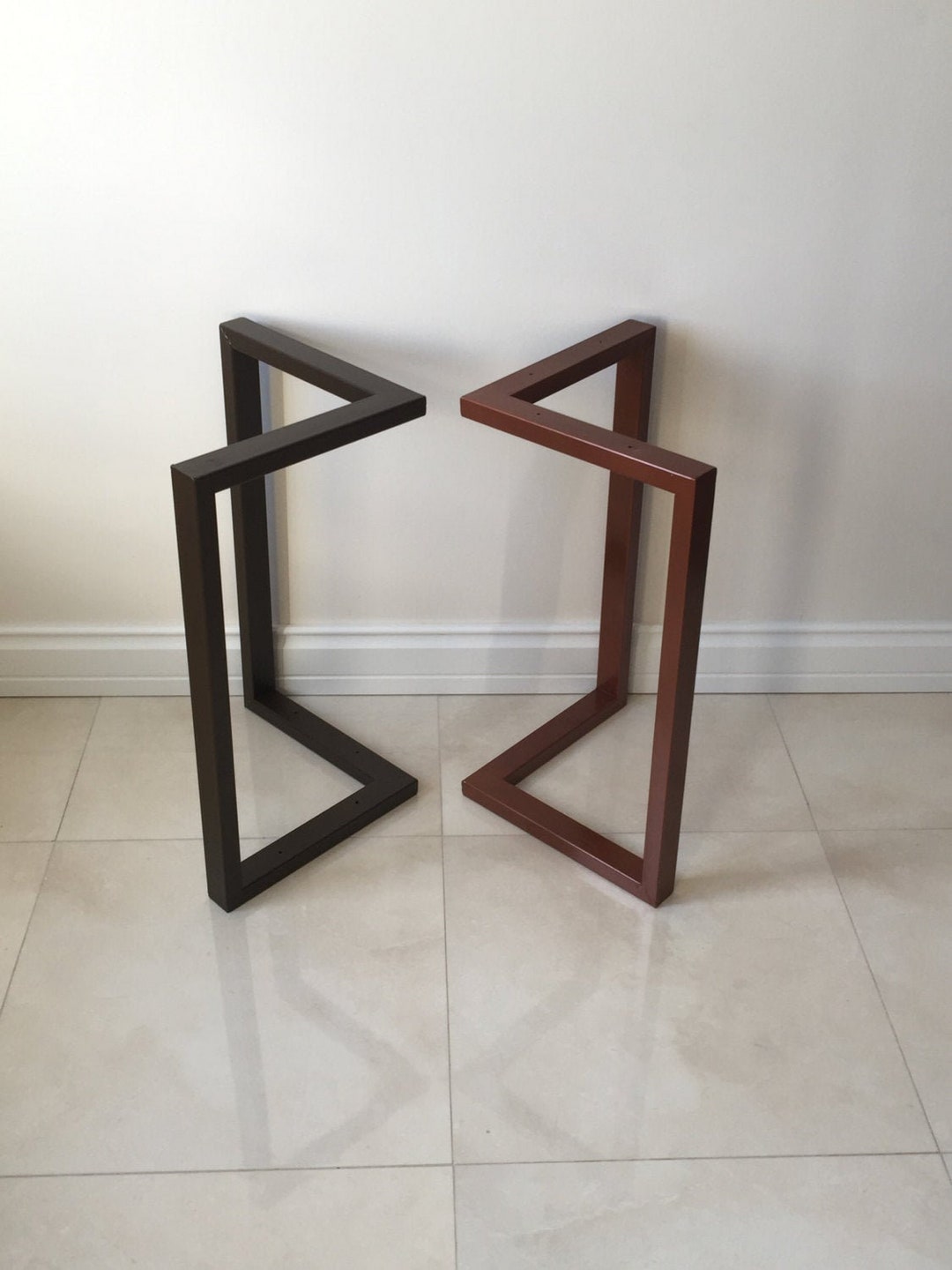 V Frame Legs, Chevron Dining Table Legs, L Shaped Legs, Bracket Legs - Etsy