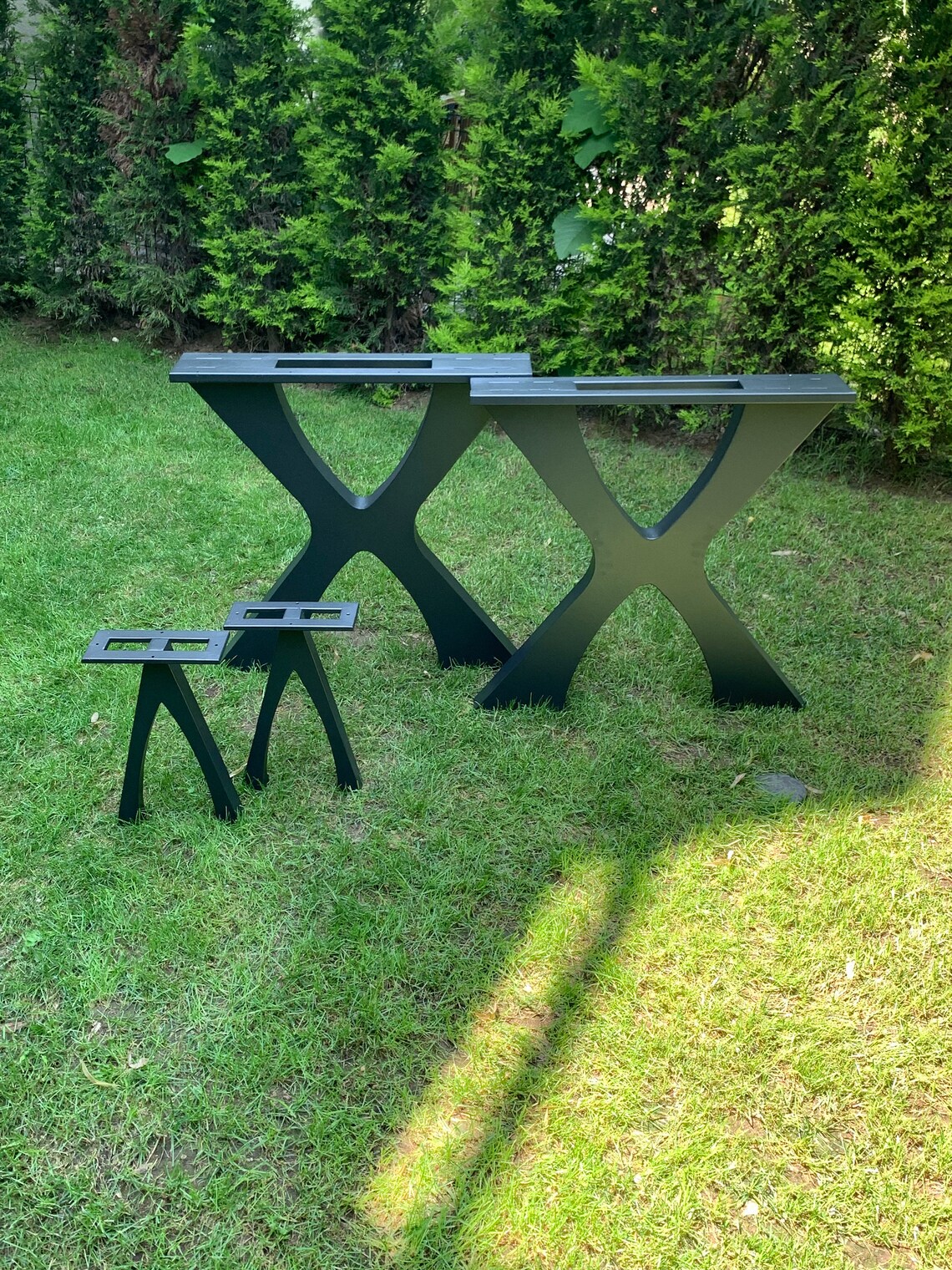 28 X Frame X Leg Metal Table Legs Steel Base Dining | Etsy