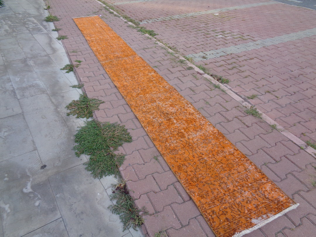 Orange Long Runner, Runner for Wedding, Hallway Runner Non Slip 18. 8 X ...