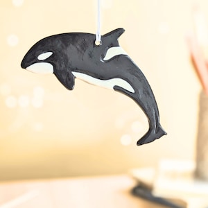 Killer Whale / Orca Hand-made Ceramic Decoration Gift,pottery Letterbox ...