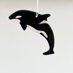 Killer Whale / Orca Hand-made Ceramic Decoration Gift,pottery Letterbox ...