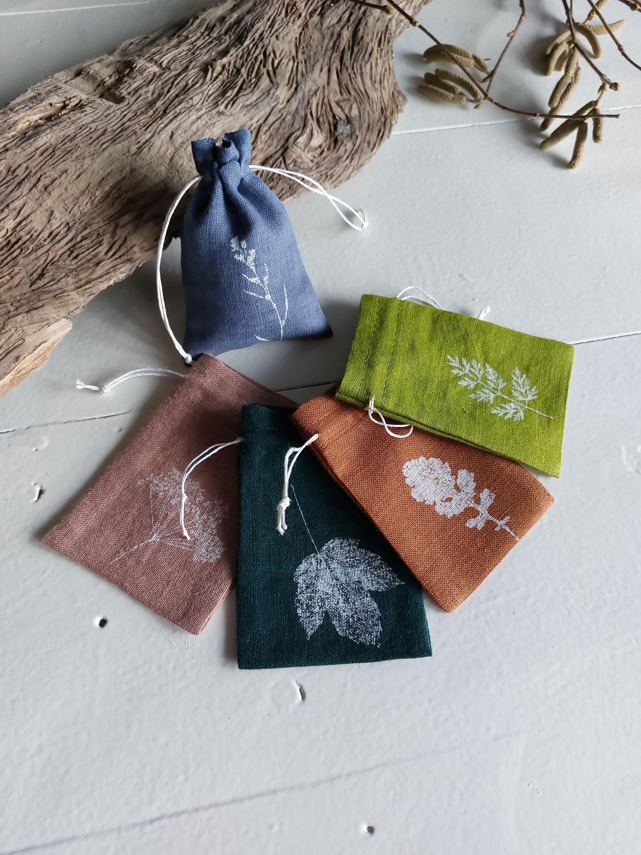 25 Empty Linen Aroma Sachets, Bag for Lavender, Nature Inspired Gift ...