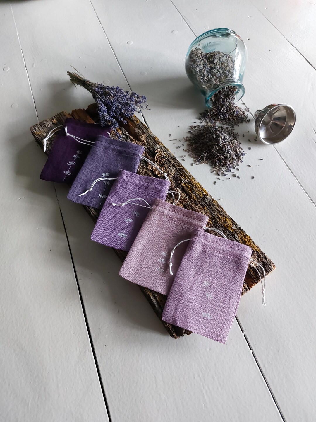 20/50/100 Empty Linen Sachet, Bag for Lavender, Linen Favor Bag - Etsy