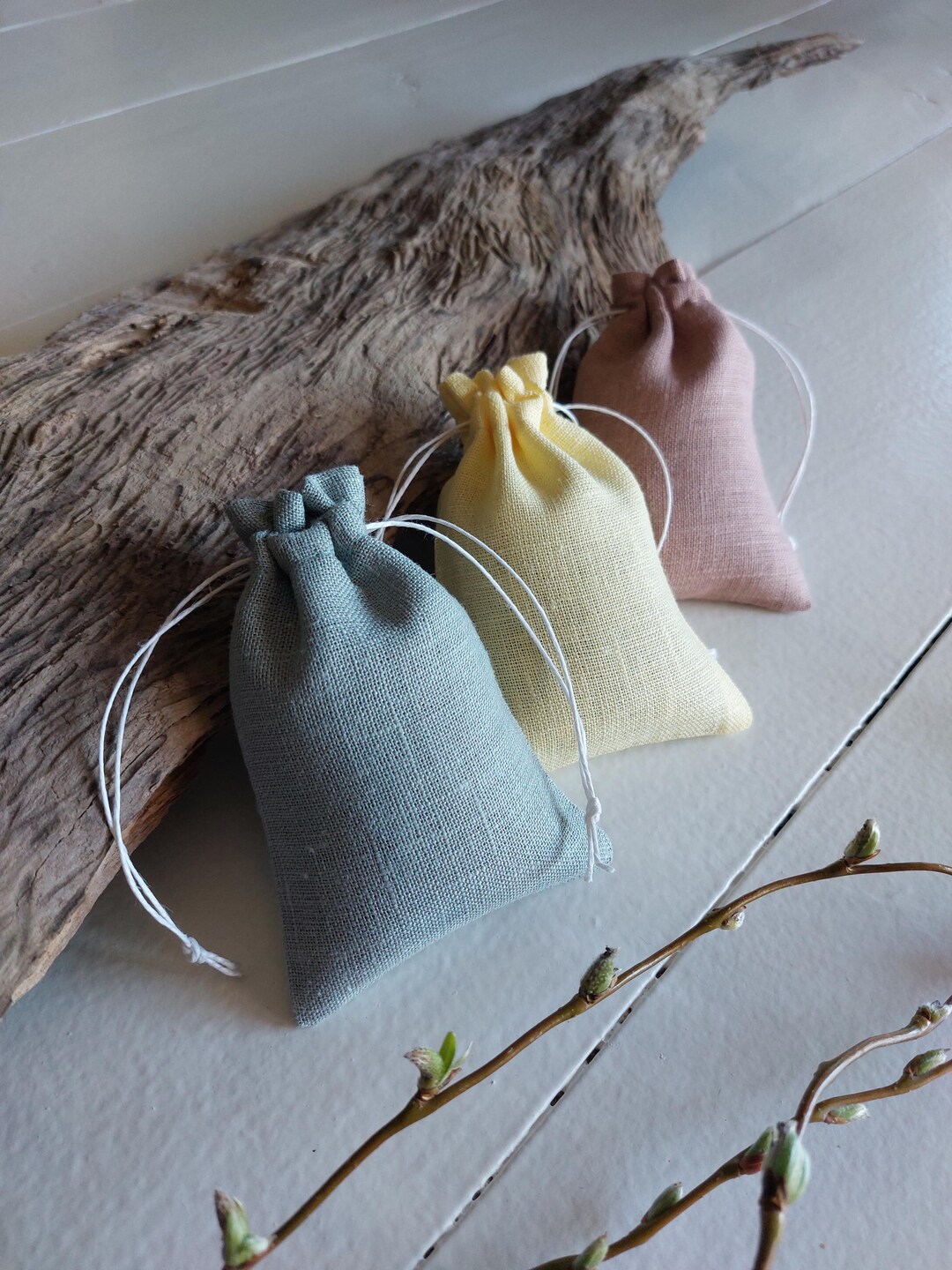 10/25/50 Empty Linen Sachets, Bag for Lavender, Nature Inspired Gift ...