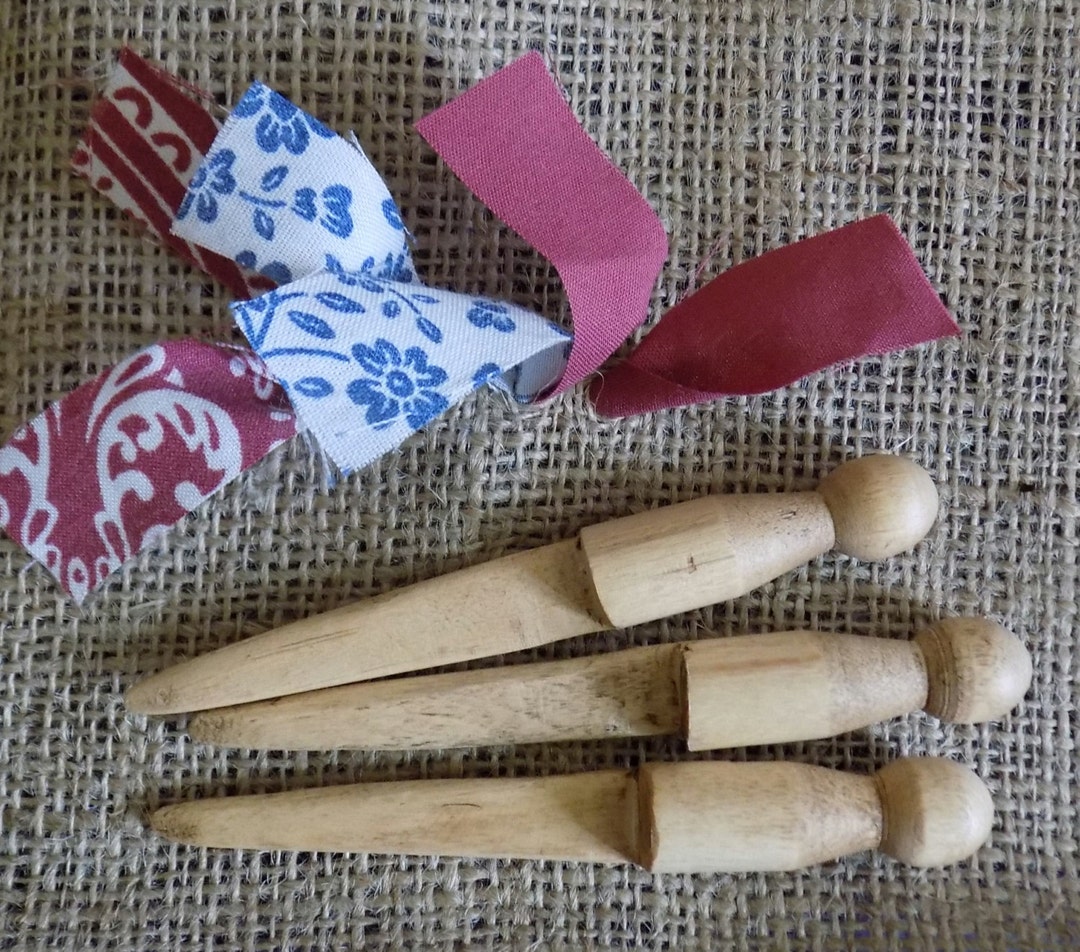 A Rag Rug "proddie" Tool, Handcrafted From a Traditional Wooden Clothes ...