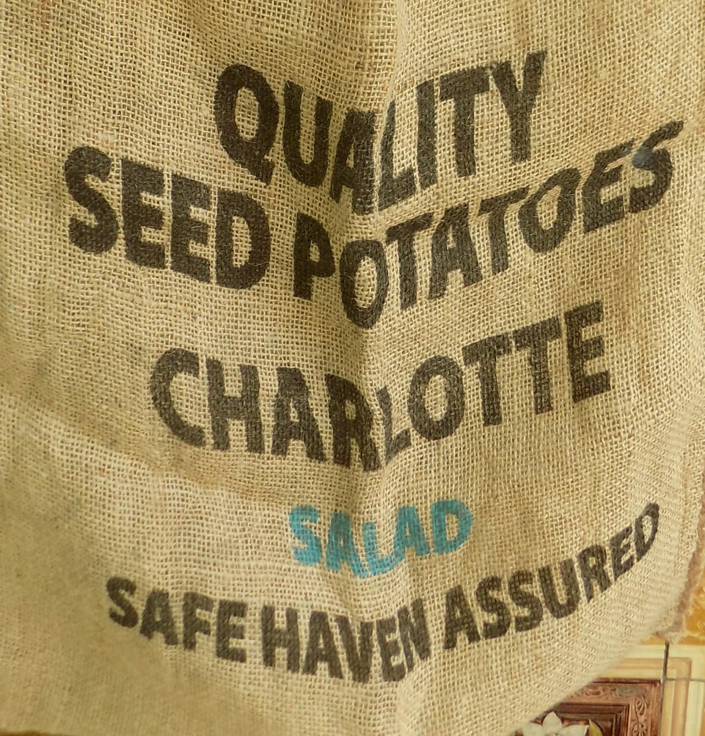A Hessian Potato Sack, Ideal for Rag Rugging or Simply Storage - Etsy UK