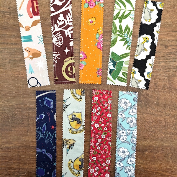 Fabric Bookmark - Etsy