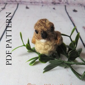 Tiny Crochet Wren Pattern Little Wren Friend PDF Crochet - Etsy