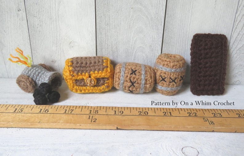 Pirate Play Set Crochet Pattern: Ship, Dolls, Animals, Accessories (PDF ...