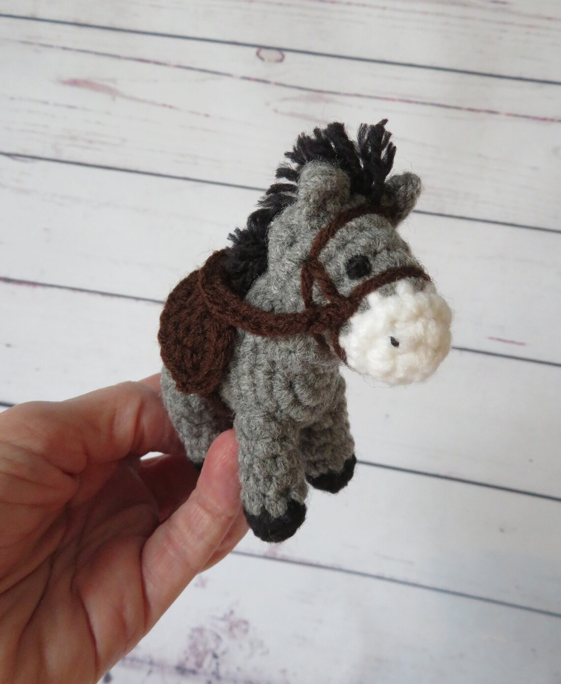 Crochet Donkey PDF Crochet Pattern DIY Instructions to - Etsy
