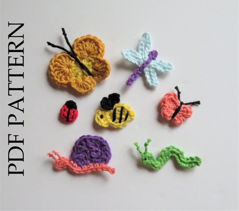 Crochet Backyard Bugs Play Mat PDF Crochet Pattern Plus - Etsy