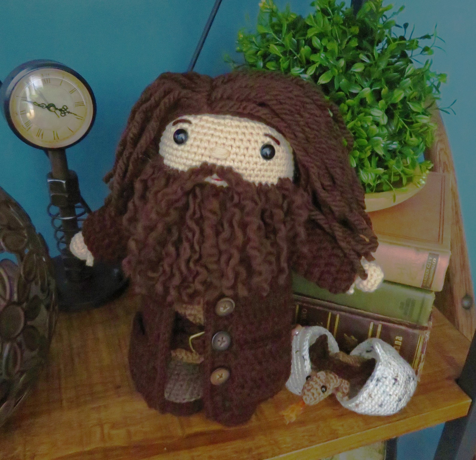 Crochet Giant Man Doll With Beard Pattern Giant Wizard Doll - Etsy