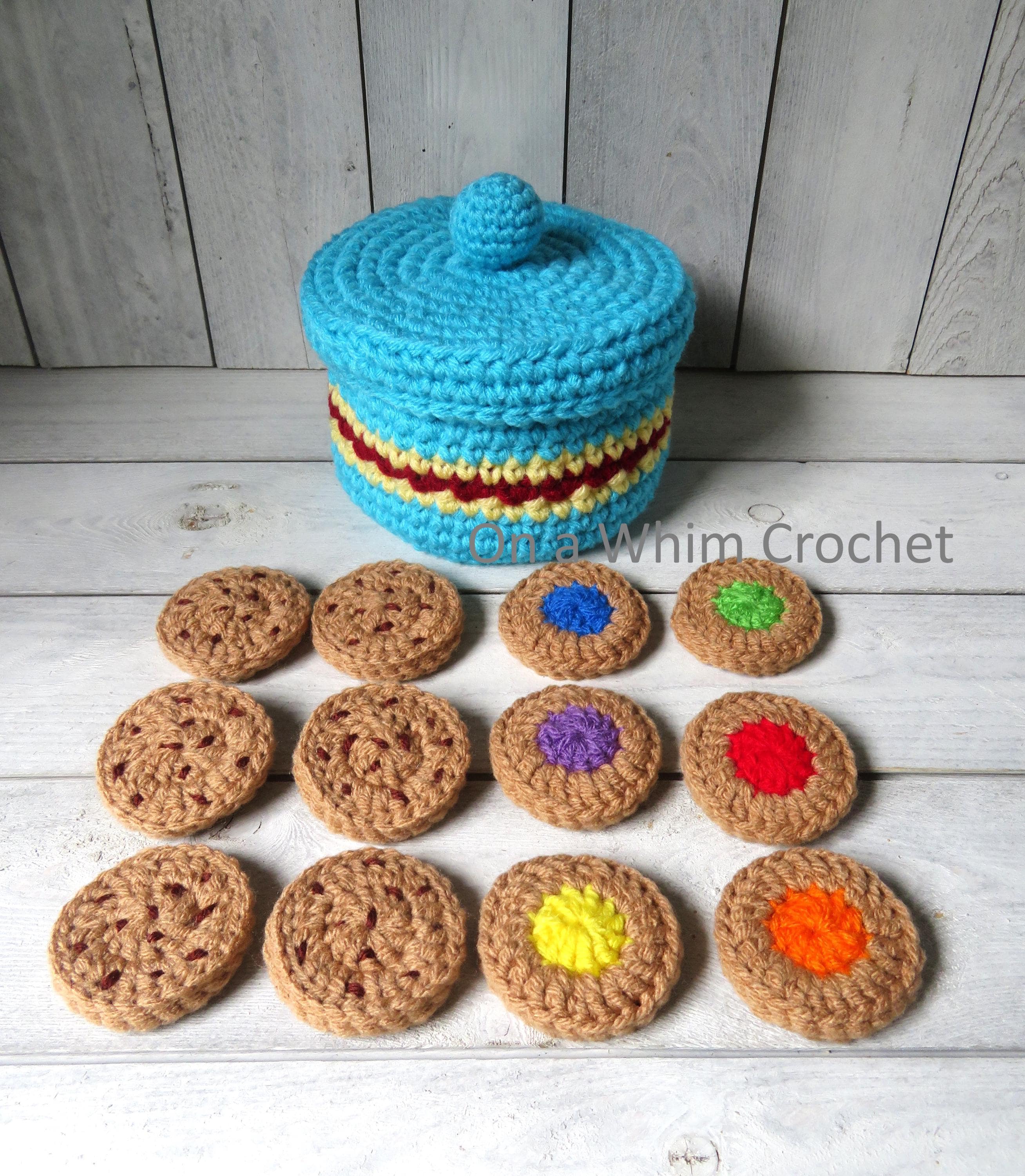 Cookie Jar Memory Game. PDF Crochet Pattern in English. Color Matching ...