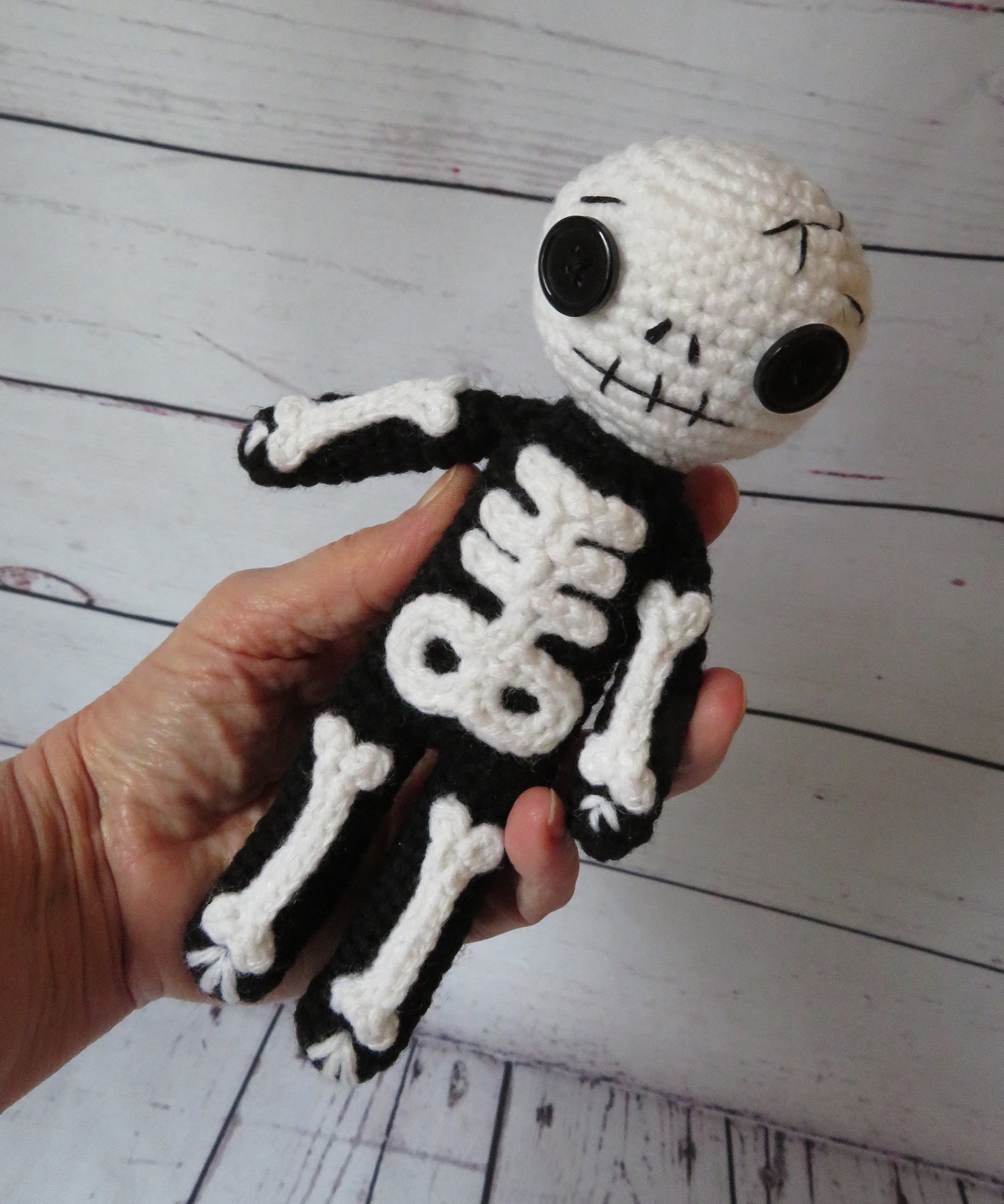 PDF Crochet Pattern Mr. Skeleton and Skele-kitty DIY - Etsy Canada