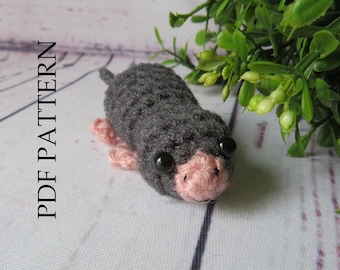 Crochet Mole Pattern - Etsy