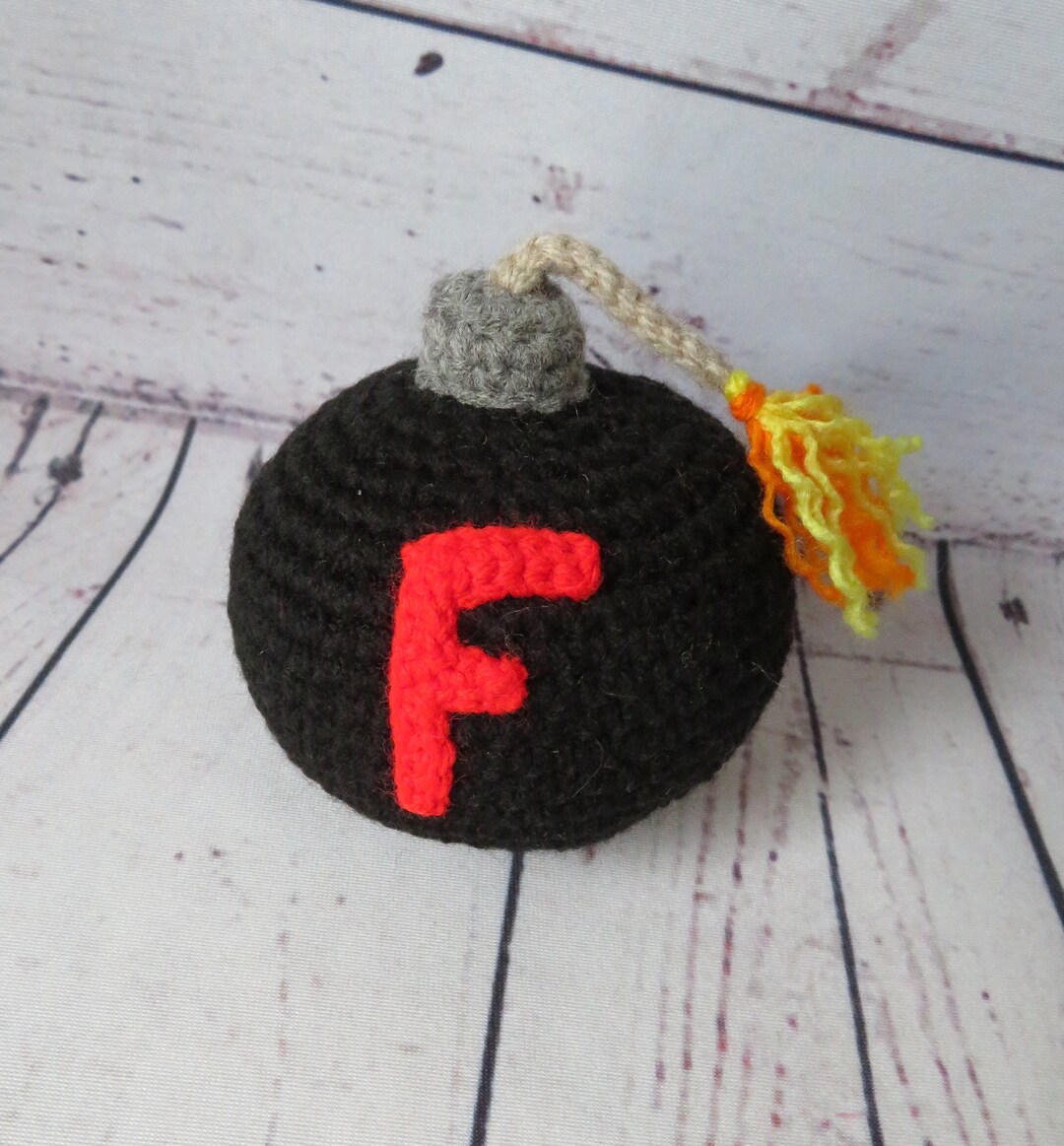 Crochet F Bomb, Fun Novelty Gift, Humor, Gift for Friend, Husband, Wife ...