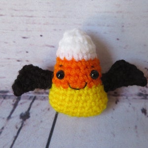 Crochet Candy Corn Bats - or Just Candy Corns! - PDF Crochet Pattern ...