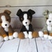 Aussie Puppies Crochet Pattern: Australian Shepherd, Dog Bed, Bone ...