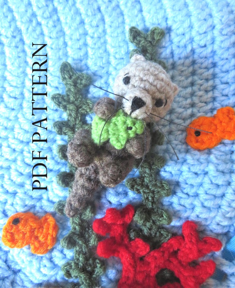 Crochet Baby Otter - PDF Crochet Pattern - DIY; Instructions to Make ...