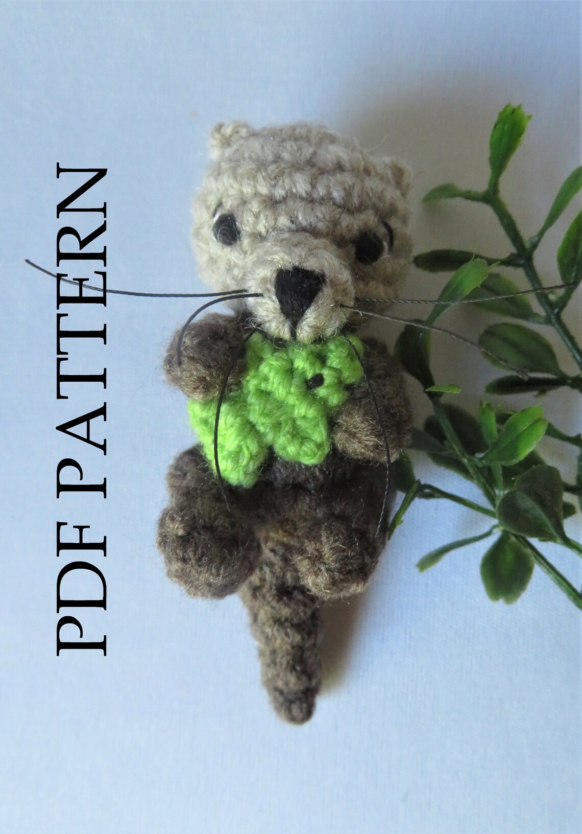 Crochet Baby Otter - PDF Crochet Pattern - DIY; Instructions to Make ...