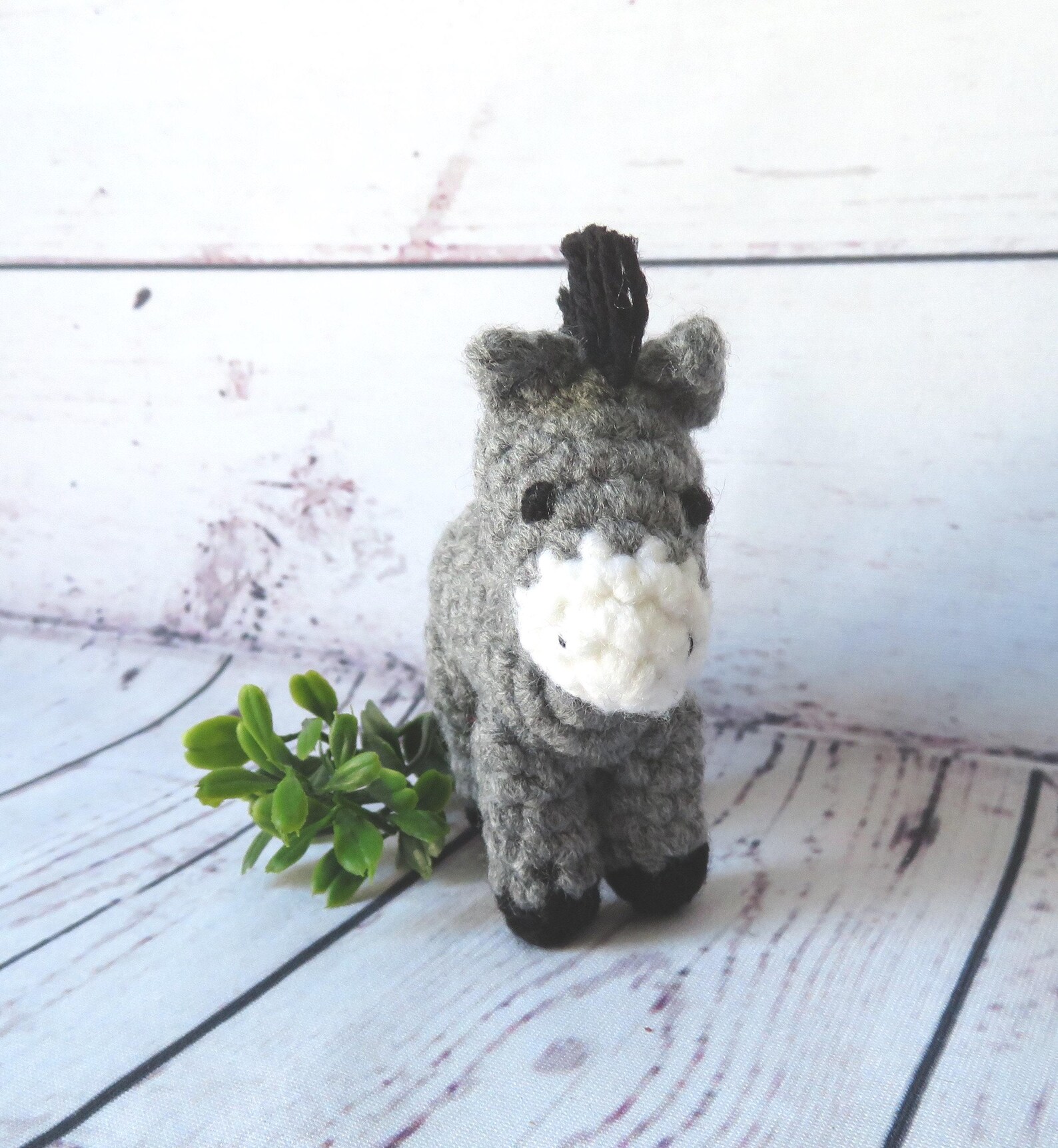 Little Donkey Friend - PDF Crochet Pattern in English - DIY ...