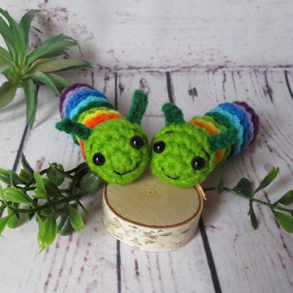 Rainbow Caterpillar - Etsy