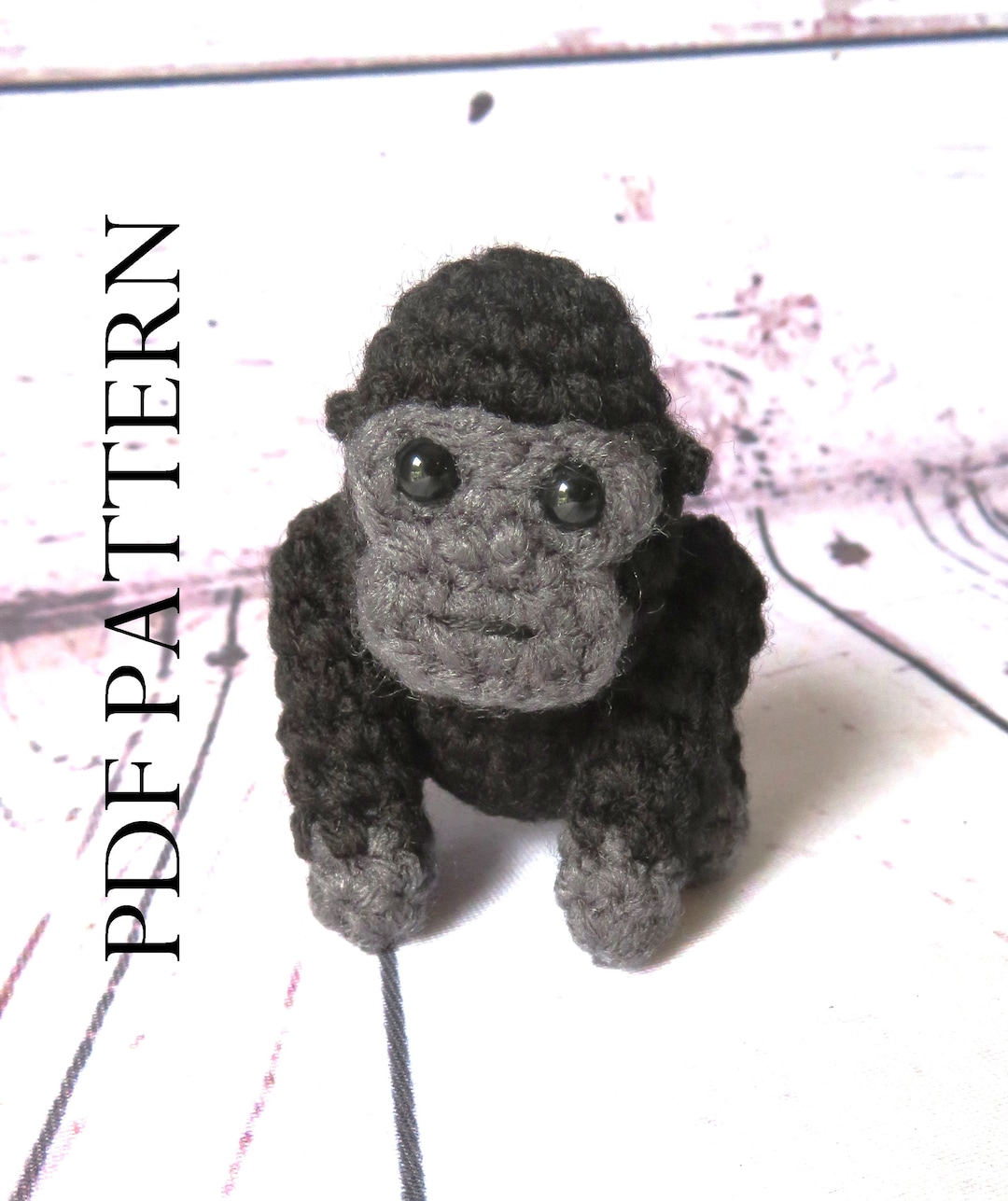 Crochet Gorilla Pattern: Amigurumi Animal DIY (PDF Pattern) - Etsy