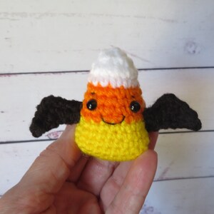Crochet Candy Corn Bats - or Just Candy Corns! - PDF Crochet Pattern ...