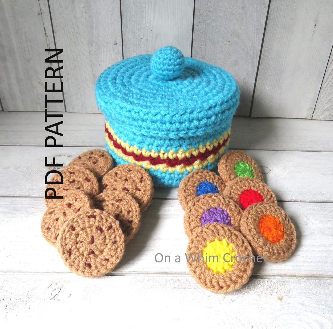 Cookie Jar Memory Game. PDF Crochet Pattern in English. Color Matching ...