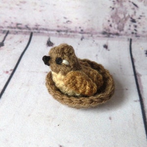 Tiny Crochet Wren Pattern Little Wren Friend PDF Crochet - Etsy