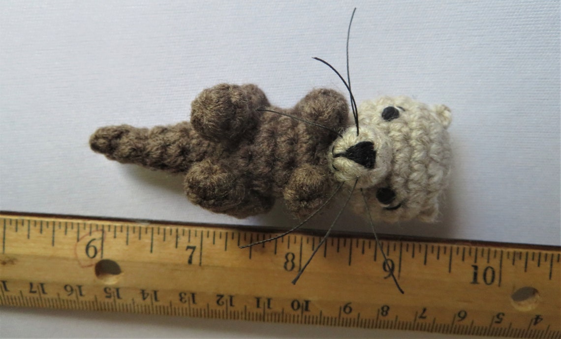 Crochet Baby Otter - PDF Crochet Pattern - DIY; Instructions to Make ...