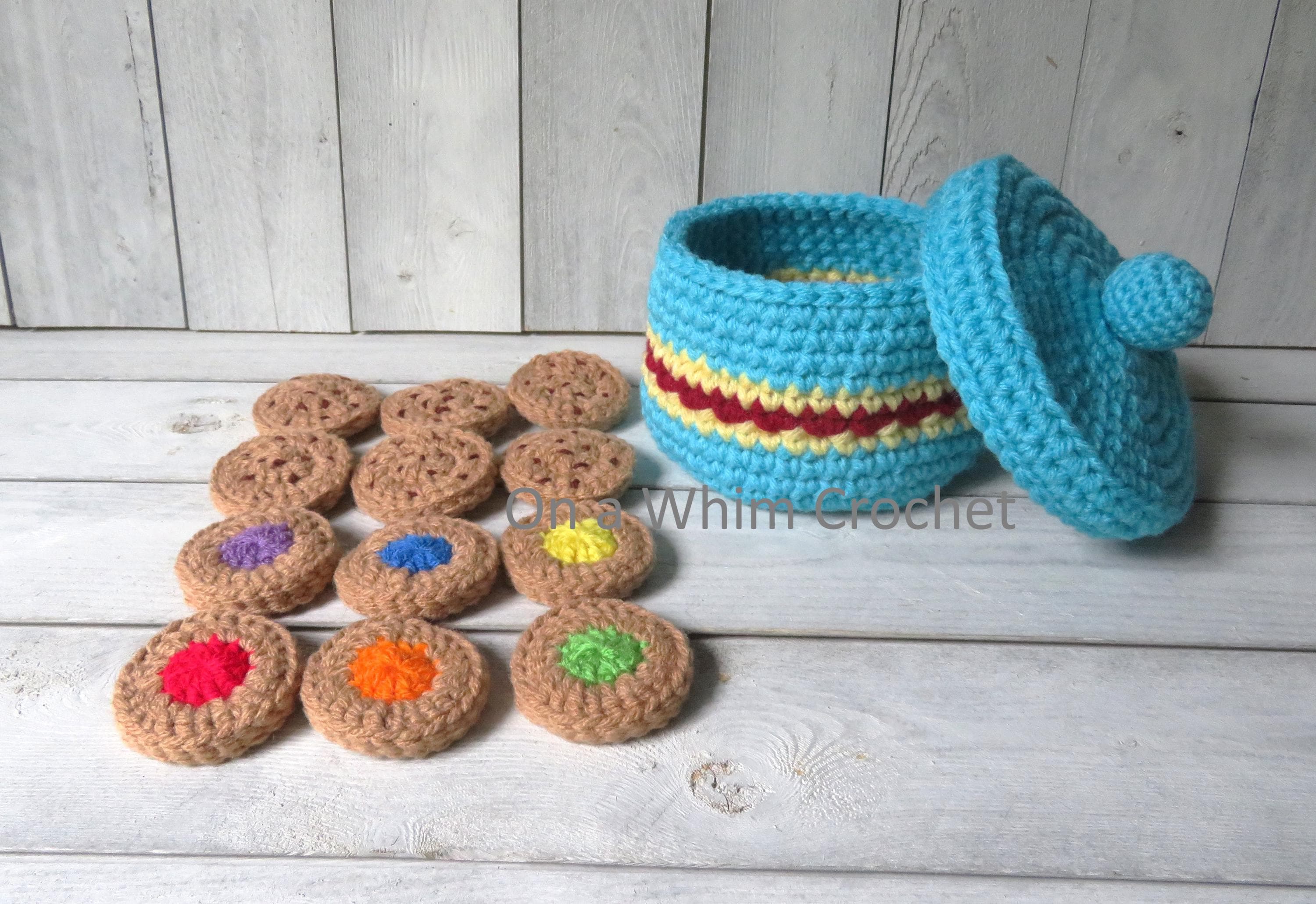 Cookie Jar Memory Game. PDF Crochet Pattern in English. Color Matching ...