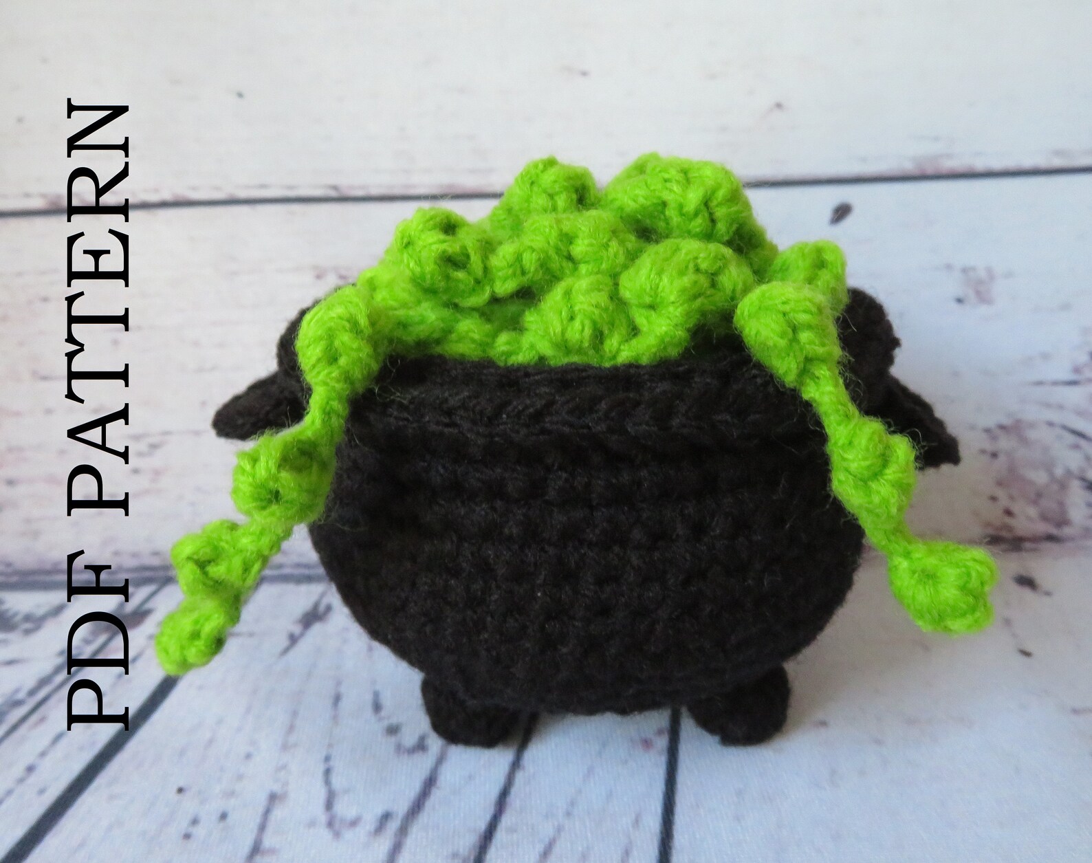 Crochet Cauldron Witch's Cauldron PDF Crochet Pattern - Etsy