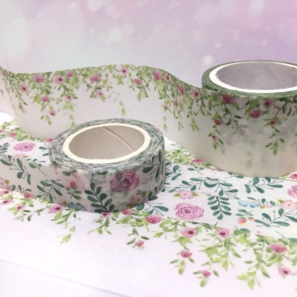 Flower Washi Tape - Etsy