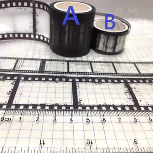 Movie Film Strip Sticker Tape Photo Film Strip Filmstrip Transparent ...