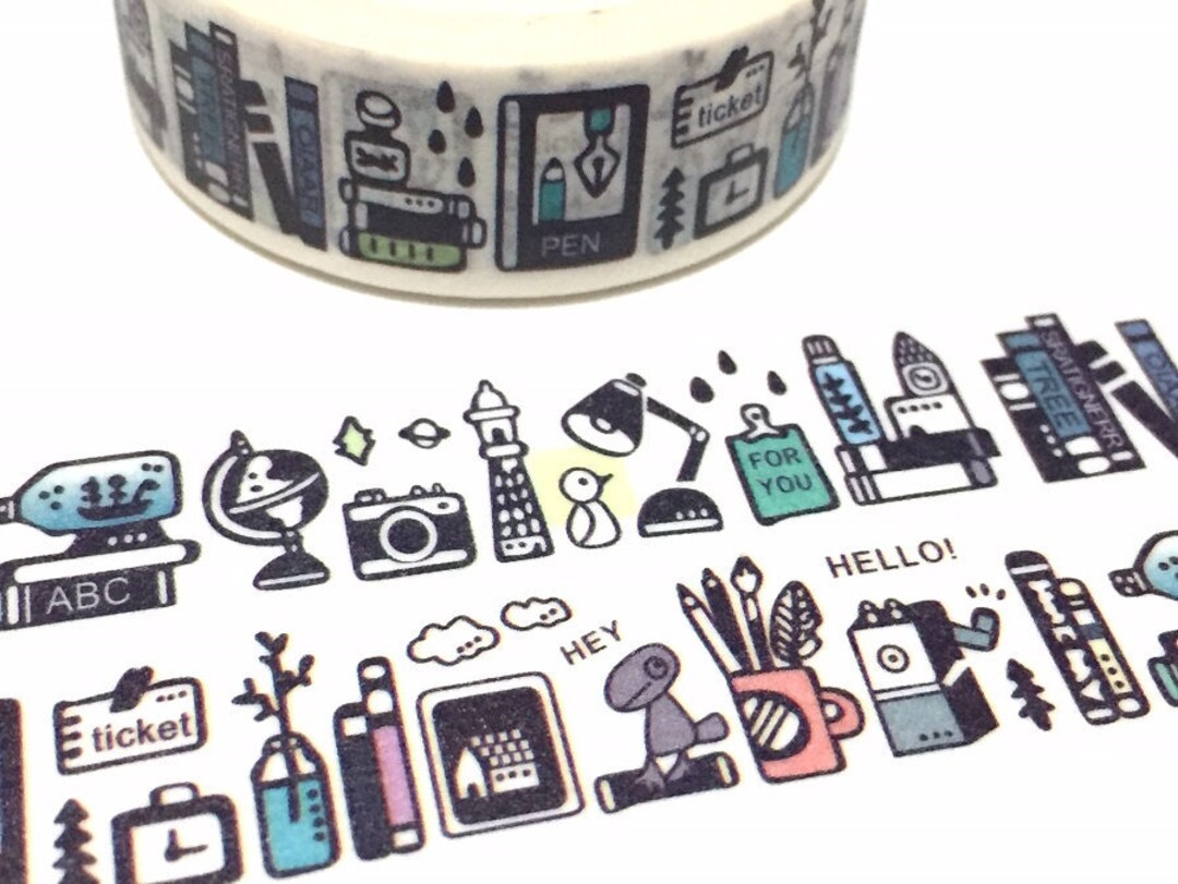 Study Planner Washi Tape 8M School Gift Student Stationary Exam Quiz ...