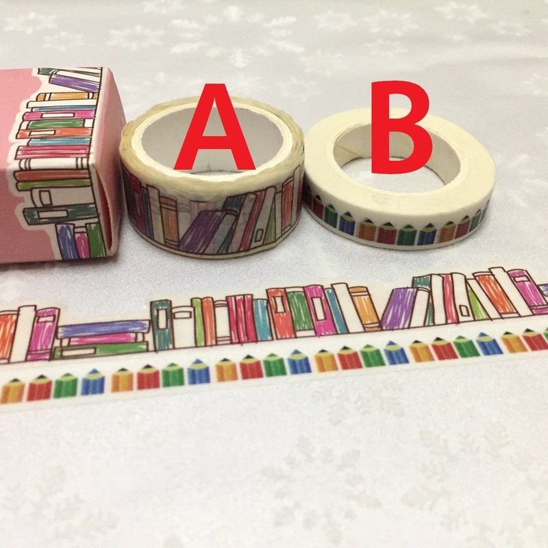 Bookshelf Masking Tape - Etsy