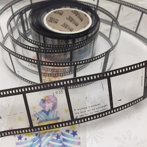 Movie Film Strip Sticker Tape Photo Film Strip Filmstrip Transparent ...