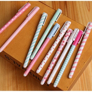 10 Colors Pen Set Rainbow Colors Pen Ten Colors Gel Pens Colorful Pen ...