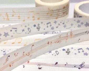 Music Washi Tape - Etsy