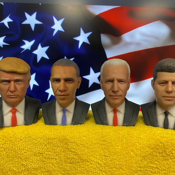 3d Printed President Busts - Etsy