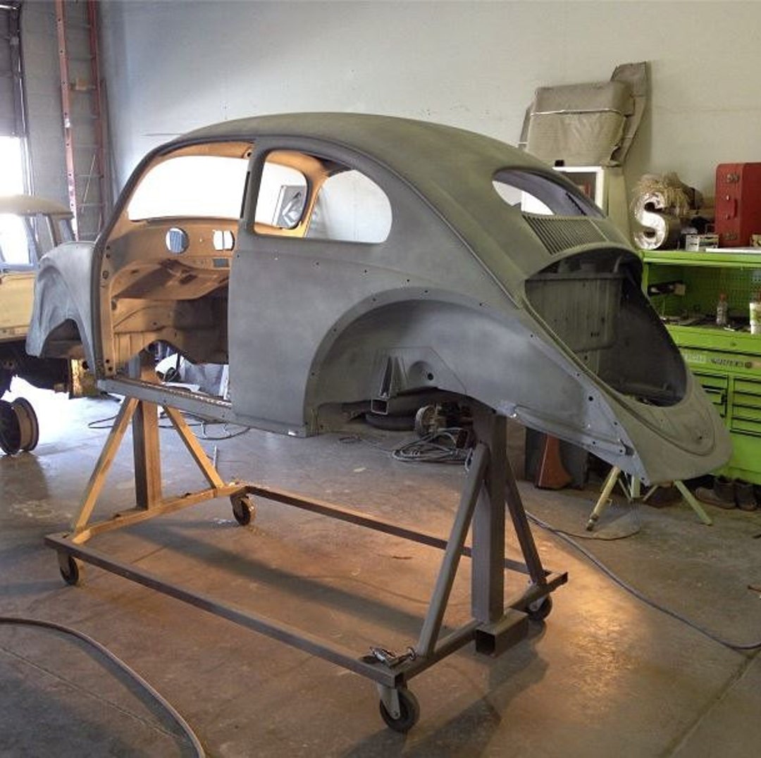Awesome Photograph of Volkswagen Beetle in Body Shop, VW Photography ...