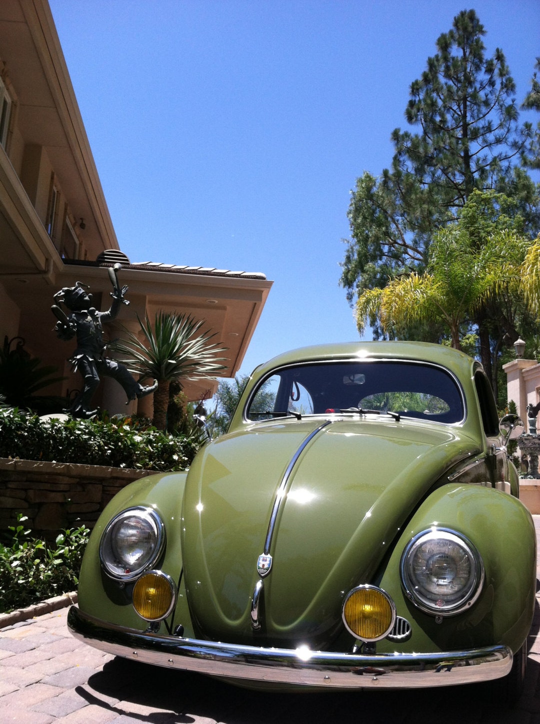 Photograph of Green Volkswagen Beetle Dream Car, VW Bug, Classic Cars ...