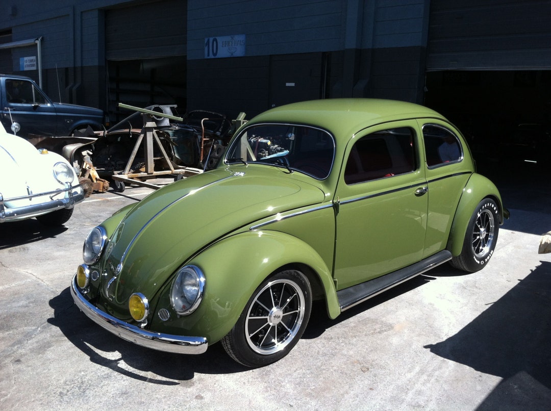 Show Car Photograph, VW Bug, Volkswagen, Vw Photography, Green Car ...