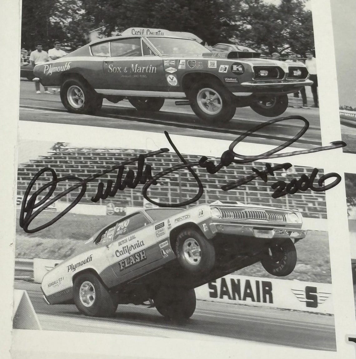 Butch Leal the California Flash Autographed Print of Prehistoric Pro ...