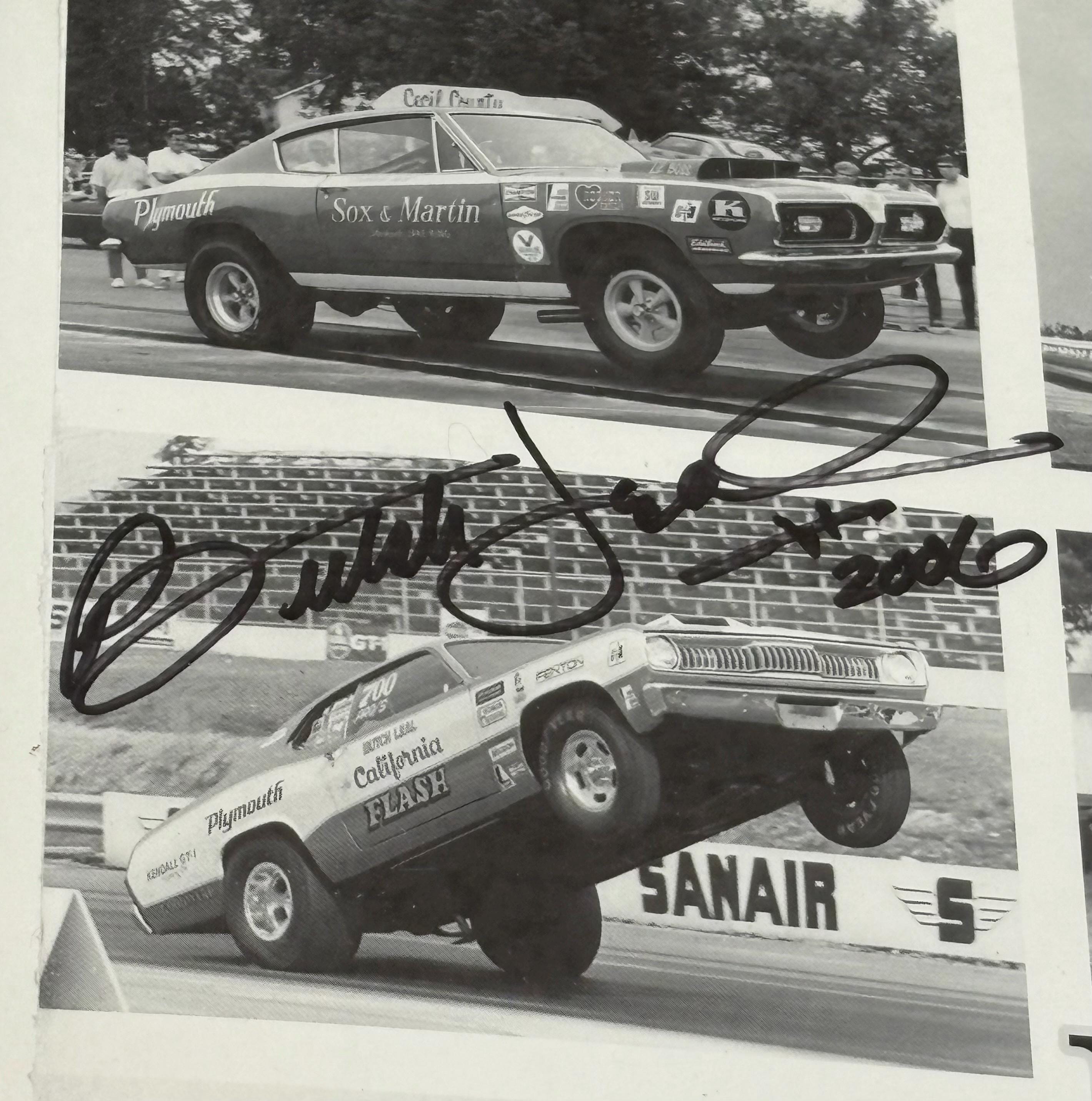 Butch Leal the California Flash Autographed Print of Prehistoric Pro ...
