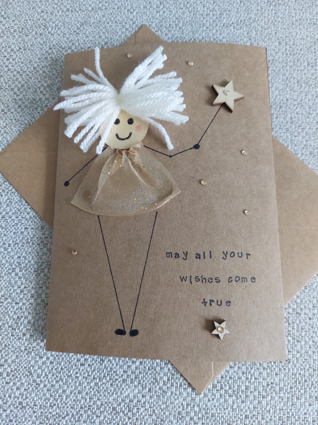 Birthday Card Fairy Angel Birthday girl Mum Friend daughter-sister ...