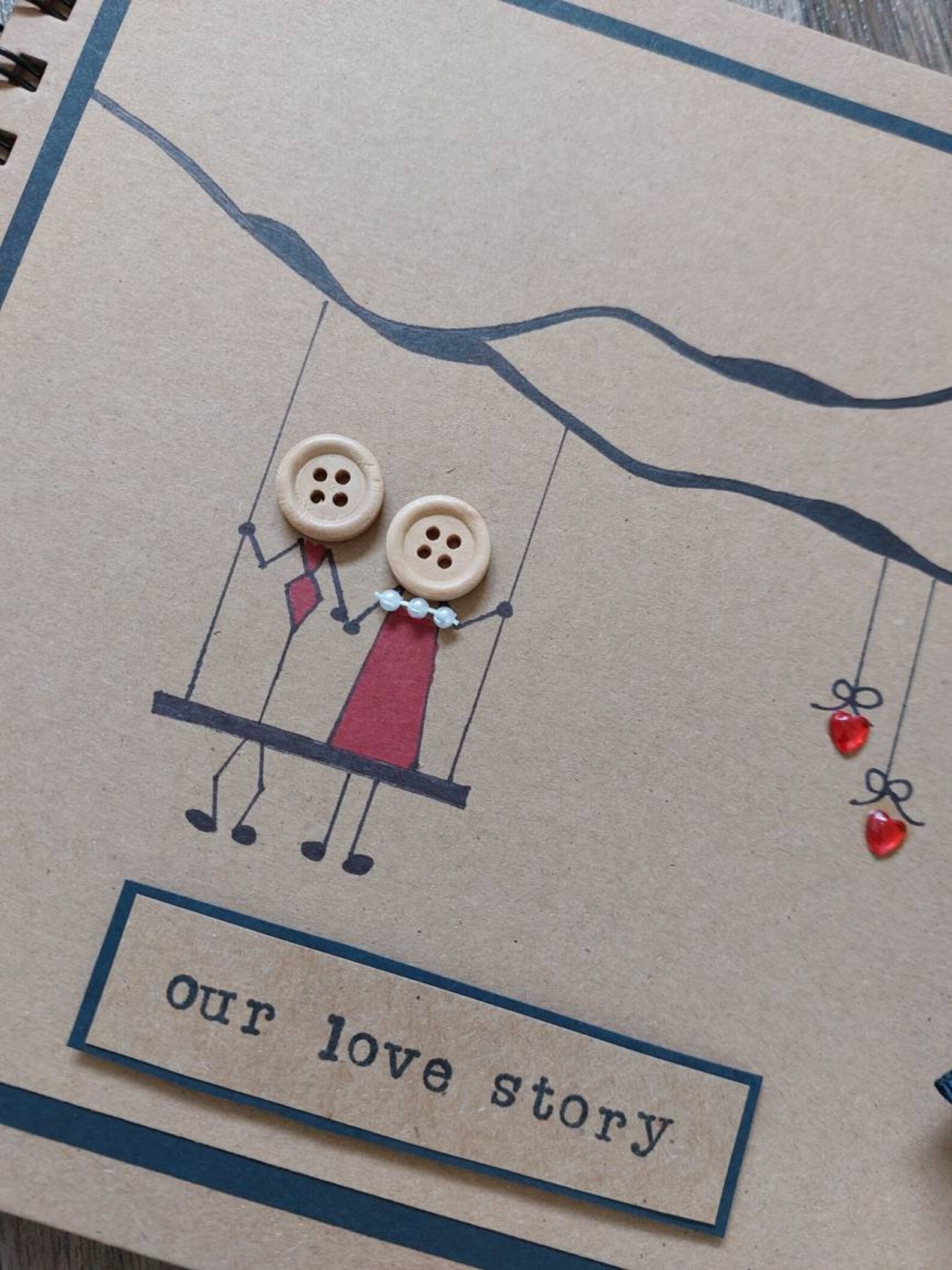 Photo Album - Scrapbook- Memory Book-anniversary-love - Valentine ...