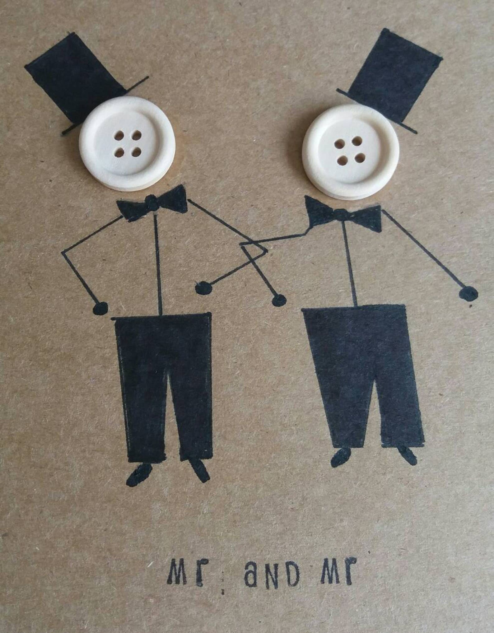 Gay Wedding Mr And Mr Same Sex Marriage Civil Partnership Etsy