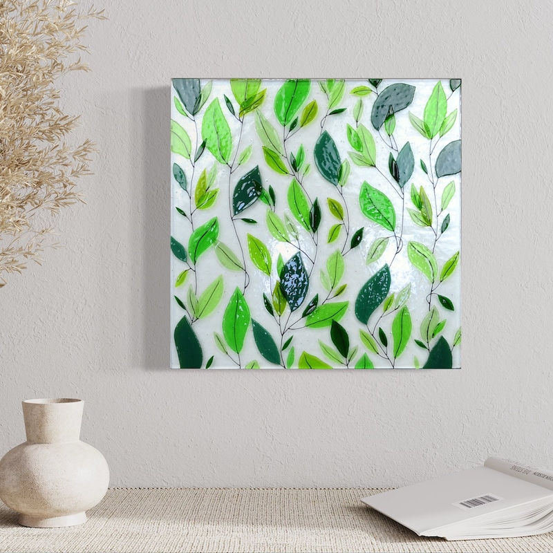 Glass Art Wall Decor - Etsy